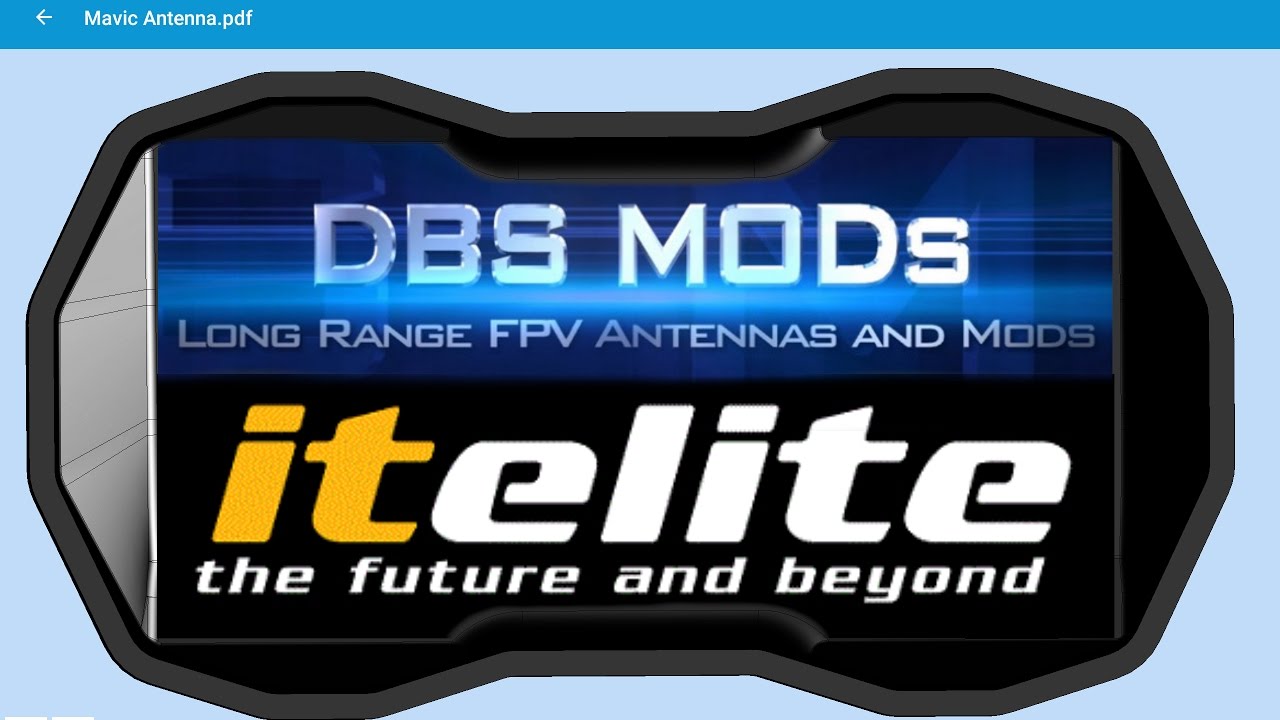 DJI Mavic Pro ITE-DBS NanoSync Range Extender Antenna Kit from itelite ...