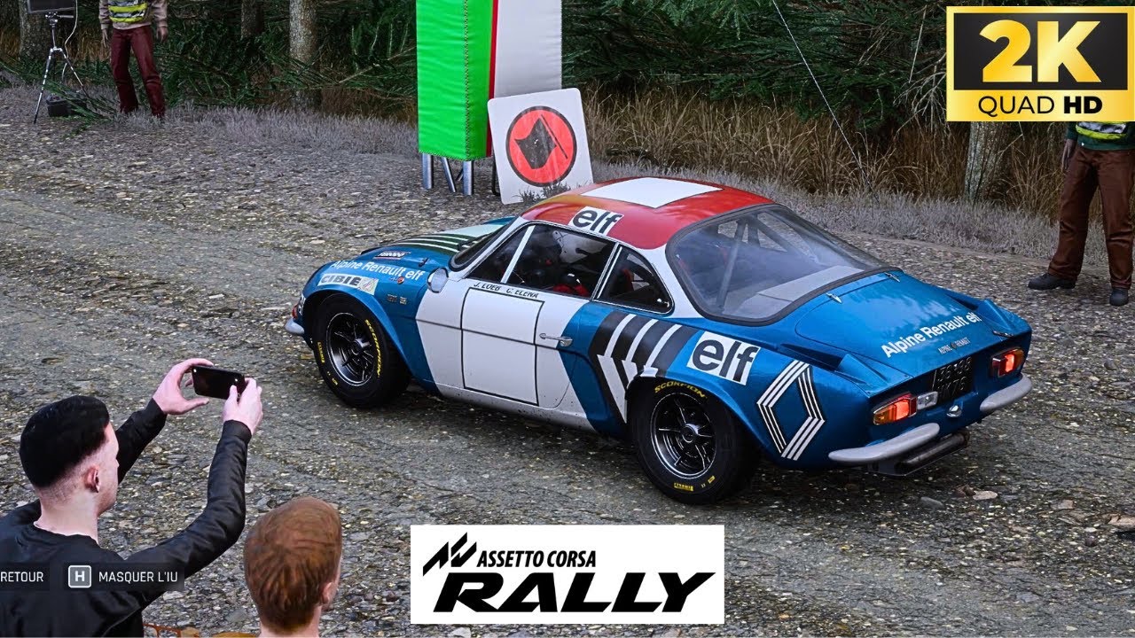 ASSETTO CORSA RALLYE 🏁Alpine A110 sur terre Sensations Et Maîtrise ...