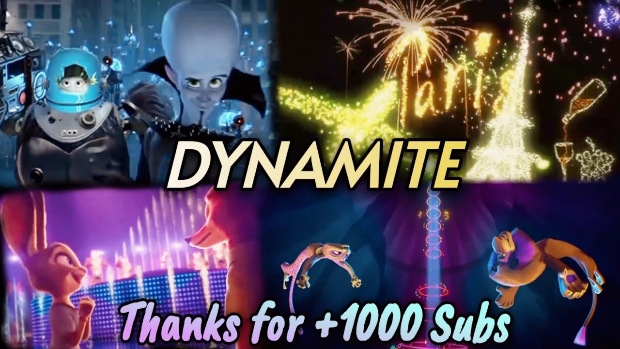 Dynamite - Taio Cruz (Lyrics) Animash Multifandom Edit *Special +1000 Subs - YouTube