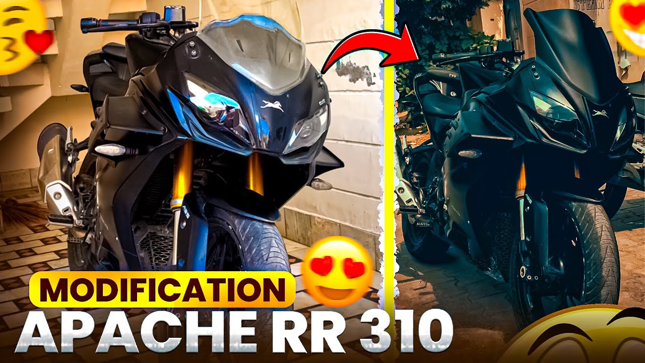 modifications on my rr 310 | rr 310 modified - YouTube