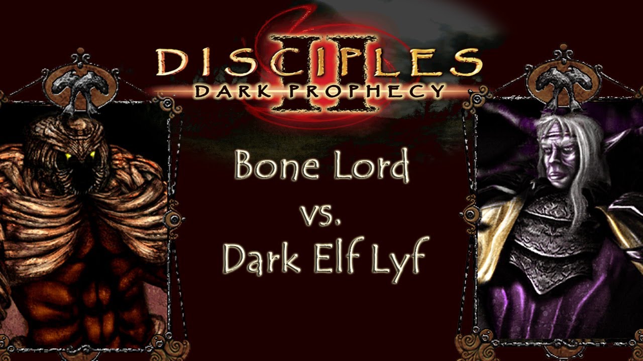 DISCIPLES 2 - ARENA: Bone Lord vs. Dark Elf Lyf / with commentary - YouTube