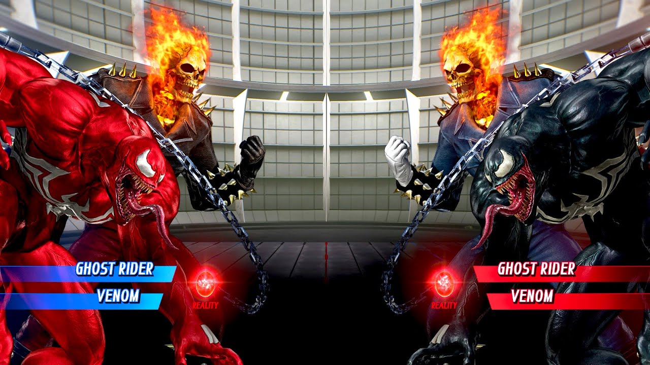 Ghost Rider & Carnage vs Ghost Rider & Venom (Very Hard) - Marvel vs ...