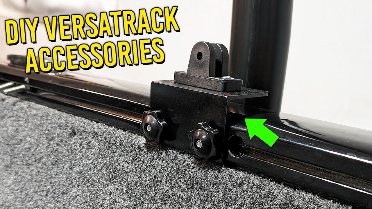 DIY Bimini & Fishing Rod Holder Mounts for Tracker VersaTrack Rail System - YouTube