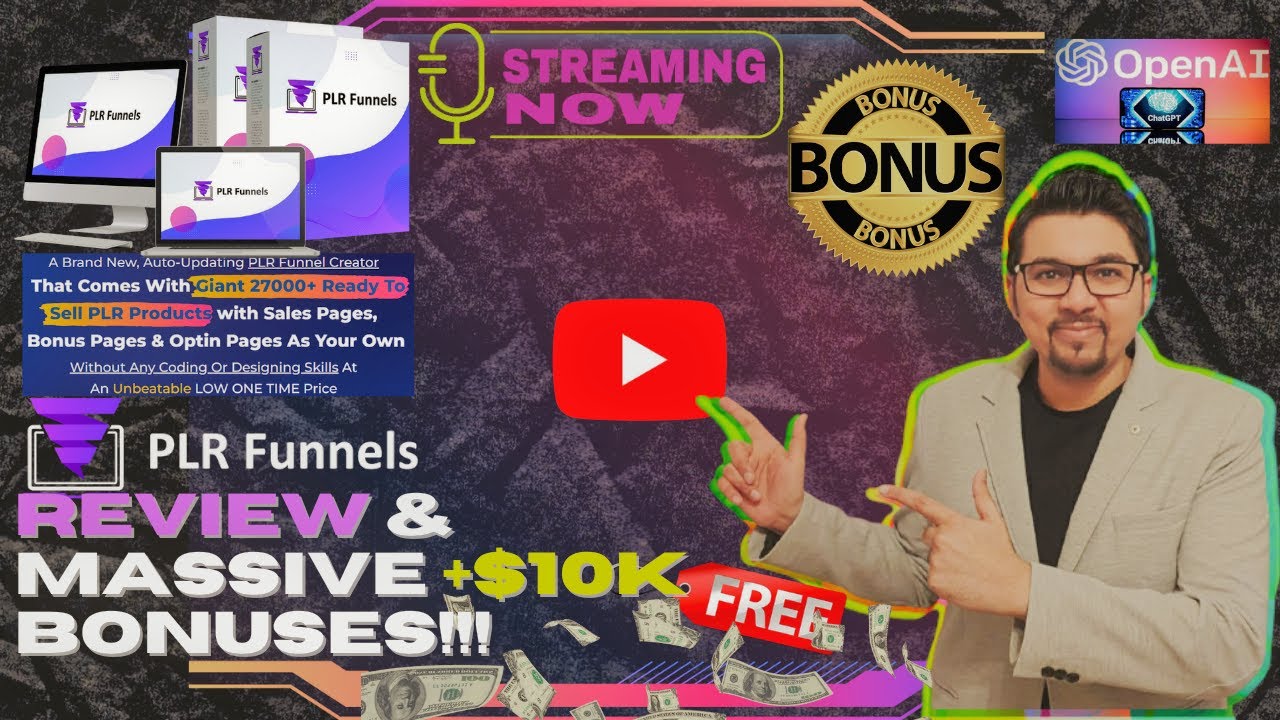PLR Funnels Review⚡📲💻A Brand New Auto-Updating PLR Funnel Creator💻📲⚡Get ...