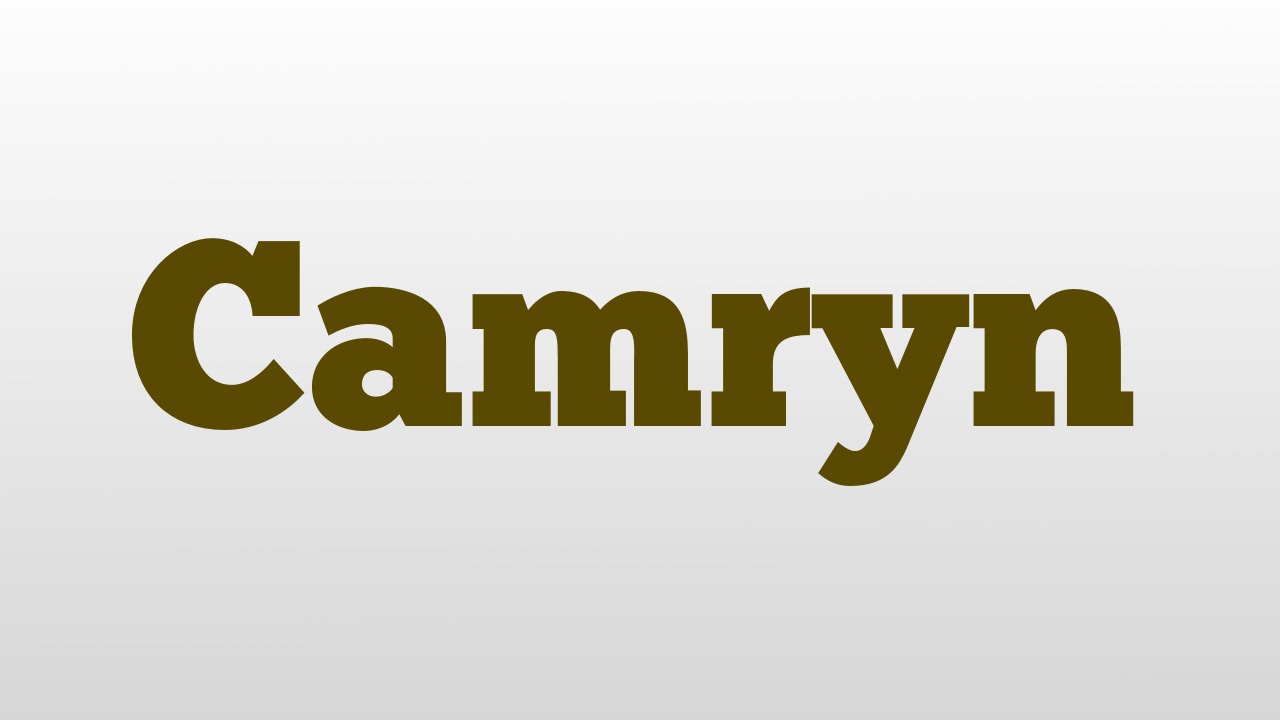 Camryn meaning and pronunciation - YouTube