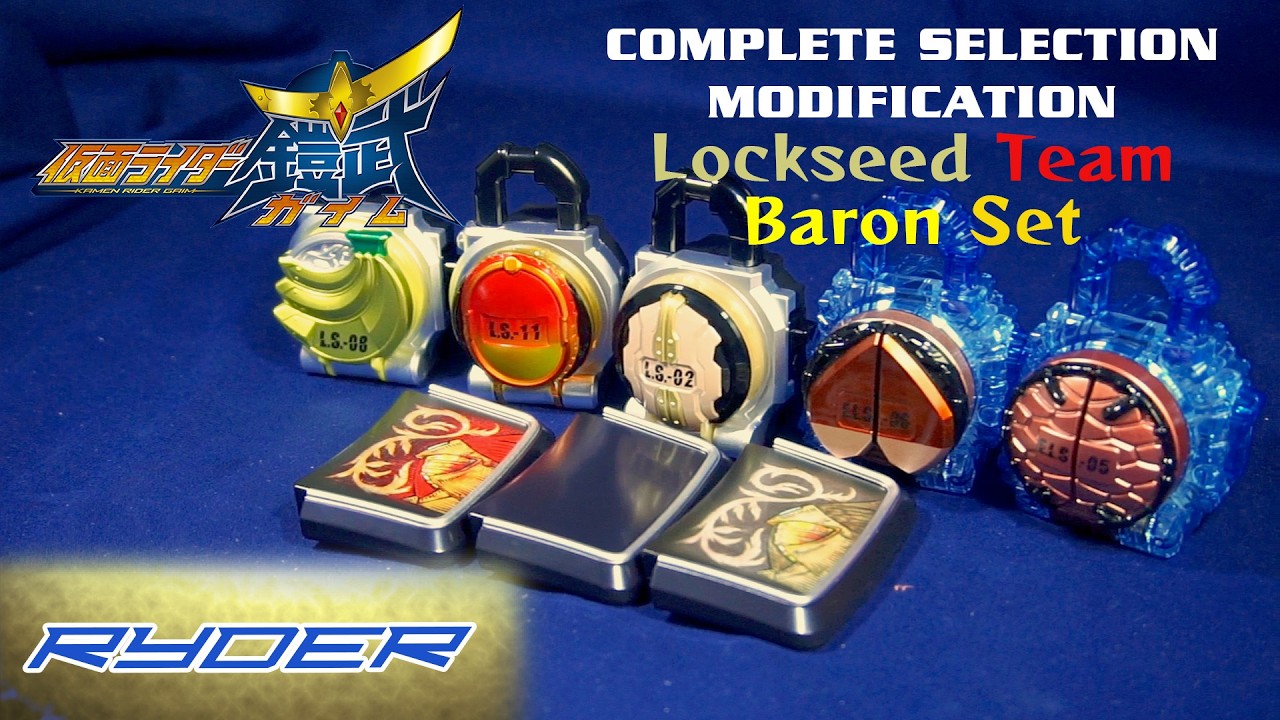 CSM Lockseed Team Baron Set Written Review - Ryder - YouTube