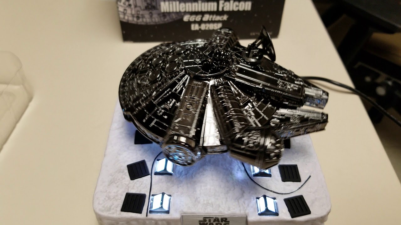 Levitating Millennium falcon - YouTube