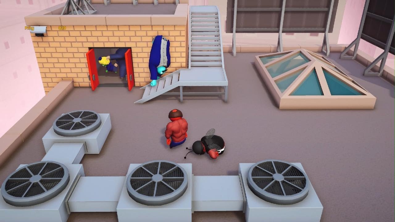 Gang Beasts The wave enemies are fighting each other - YouTube