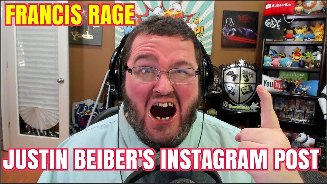 FRANCIS RAGE JUSTIN BEIBER'S INSTAGRAM POSTS - YouTube