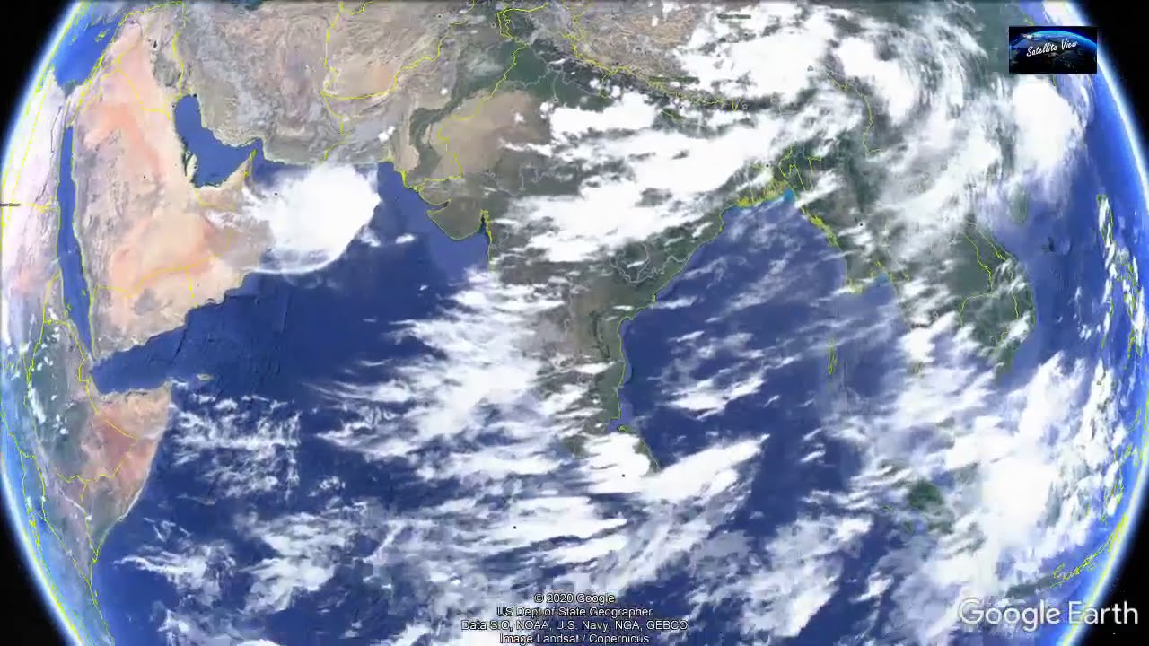Indian Weather Satellite Image Today 09/07/2020 7.30 PM - YouTube