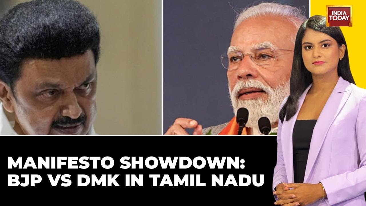 BJP and DMK Clash Over Manifesto Promises Ahead of Tamil Nadu Elections ...