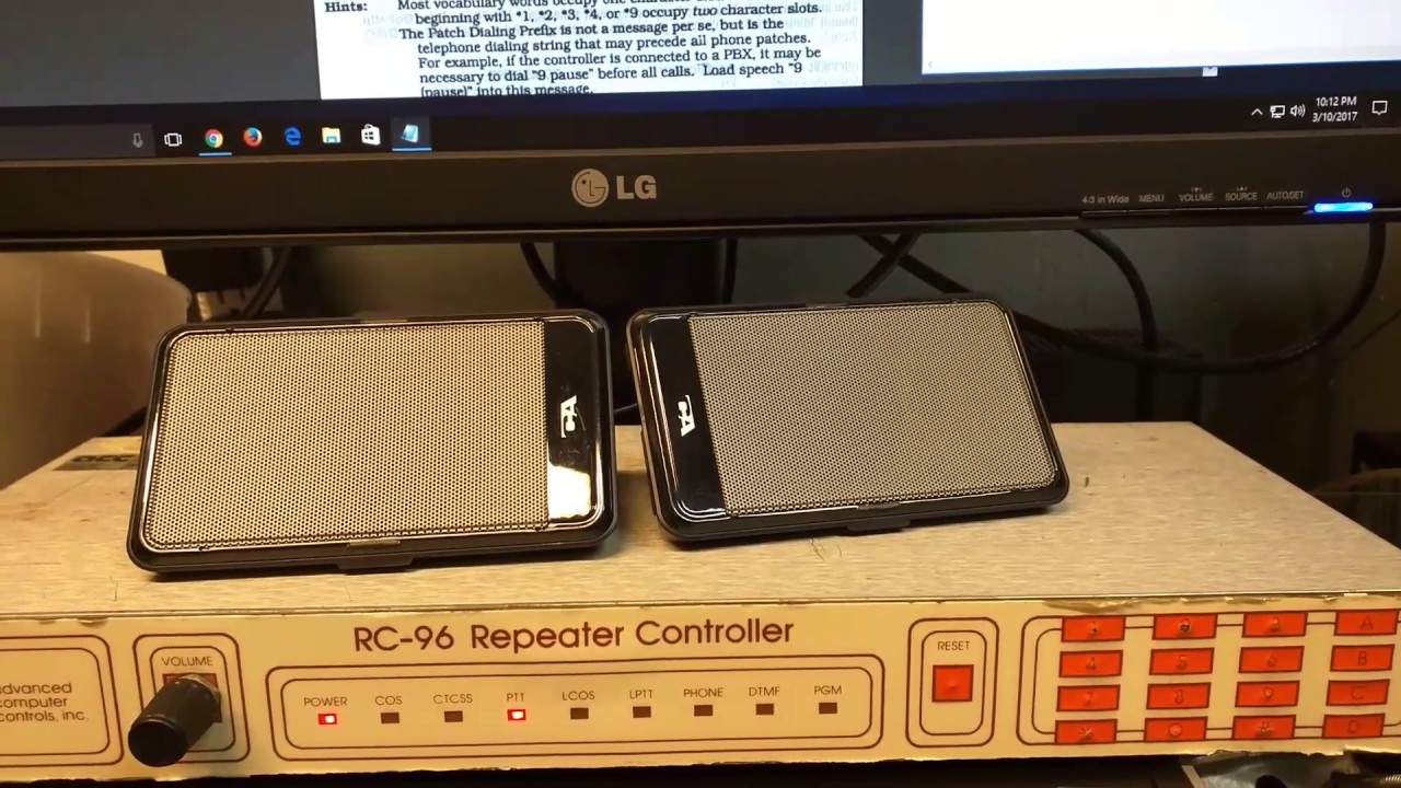 Advanced Computer Controls RC-96 Repeater Controller - YouTube