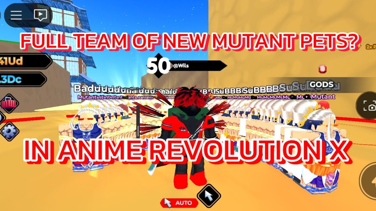 FULL TEAM OF MUTANT PETS?? /Anime Revolution X #roblox # ...