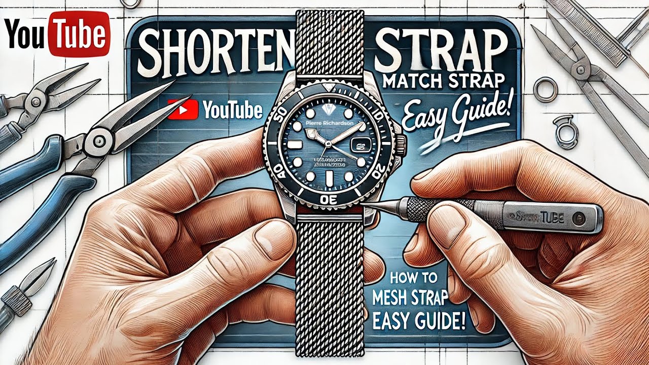 How to Shorten a Mesh Watch Strap – DIY Easy Step-by-Step Guide! - YouTube