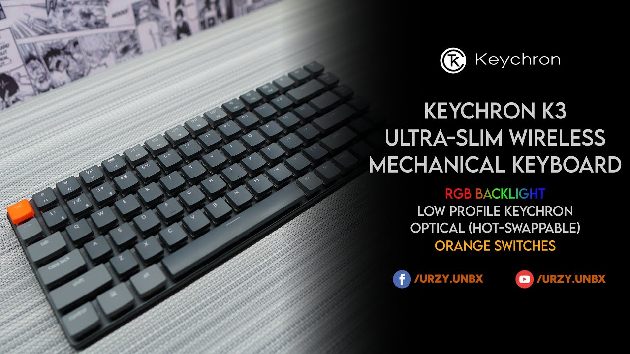 UNBOXING | KEYCHRON K3 - ORANGE SWITCHES - YouTube