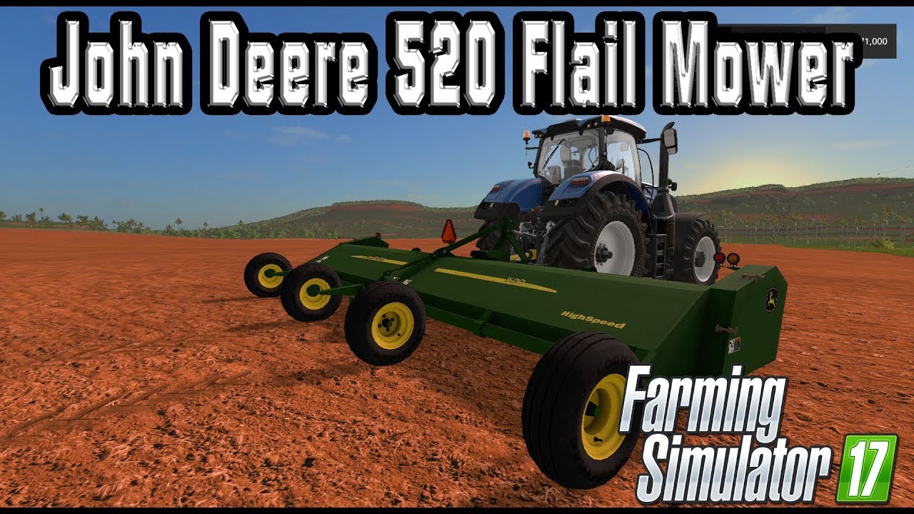 John Deere 520 Flail Mower FS17 [[[ AS - IS ]]] - YouTube