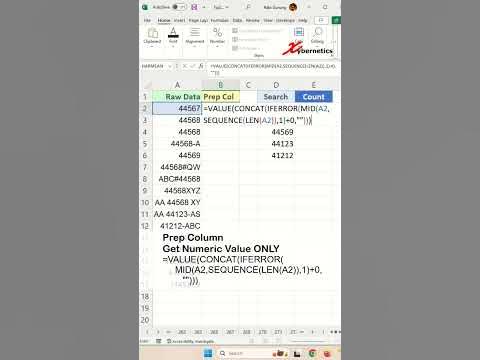 Remove special characters from text string in Excel - Excel Tips and Tricks - YouTube