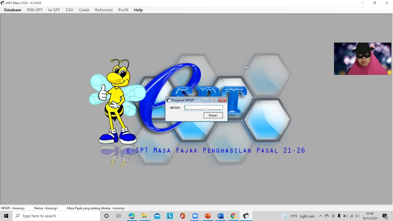 Cara instal aplikasi e-SPT PPh Pasal 21-26 Versi terbaru-lengkap dan ...
