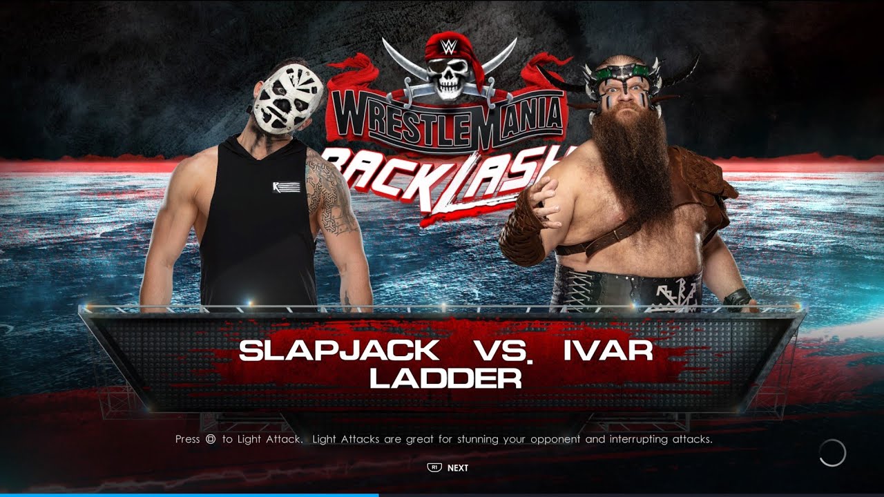 WWE SLAPJACK VS. IVAR LADDER. #wwe #subscribe - YouTube