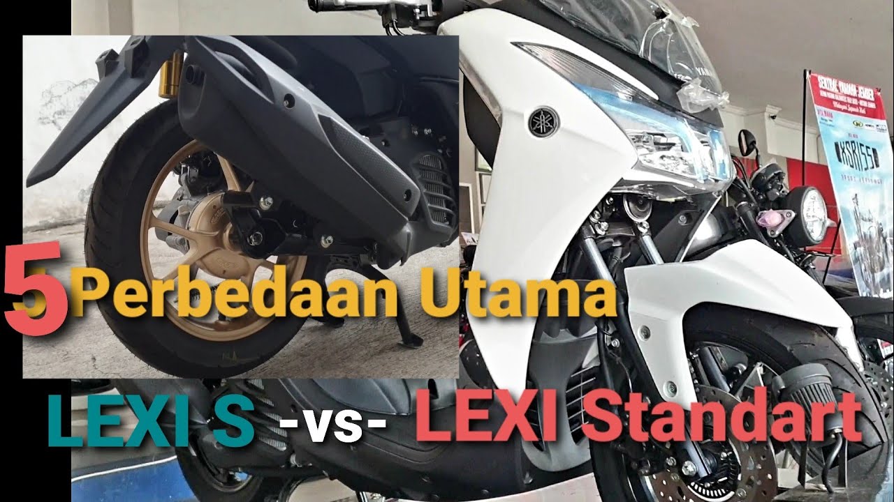 Perbandingan YAMAHA LEXI Standart Dengan LEXI S | Ternyata bedanya ...