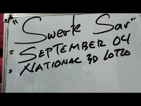 Hearing Today September 04 National 3D Lotto @Swerte Sar - YouTube