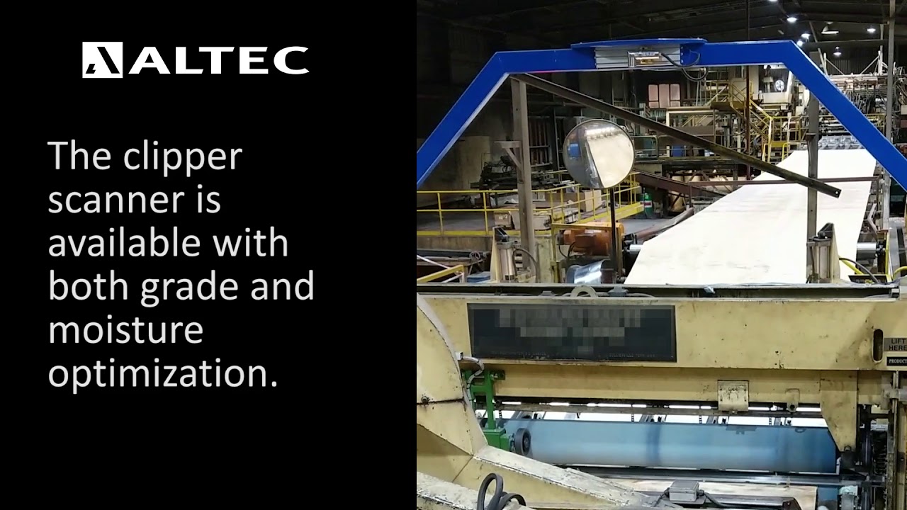 Altec Clipper Scanner at Carter Holt Harvey Mill in New Zealand - YouTube