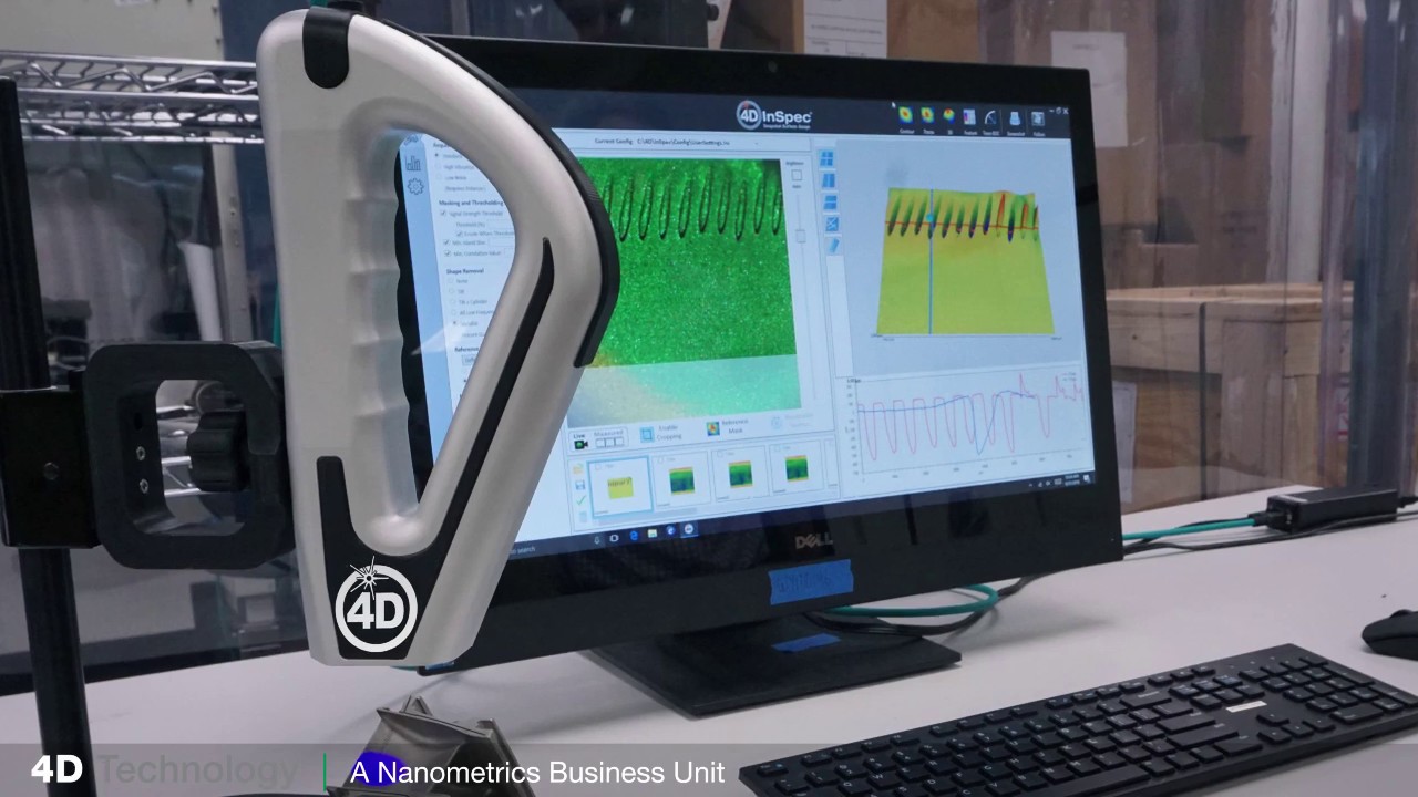 Measure machined part marks and defects with 4D InSpec XL - YouTube
