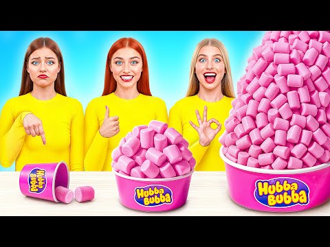 Küçük, Orta ve Büyük Tabak Meydan Okumasi |Basit Ve Gizli Mutfak Tüyoları ve Eşyaları Super Hyper DO