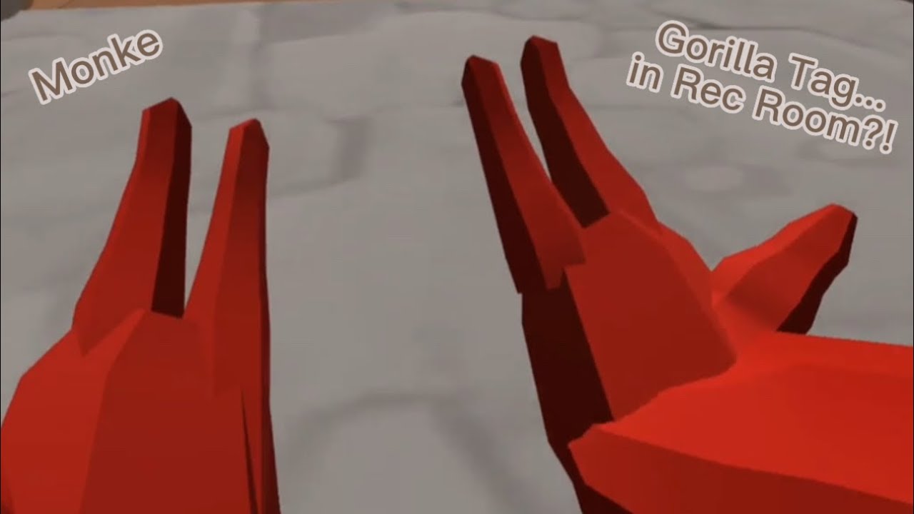 Gorilla Tag... but in Rec Room?! - Rec Room Gameplay - YouTube