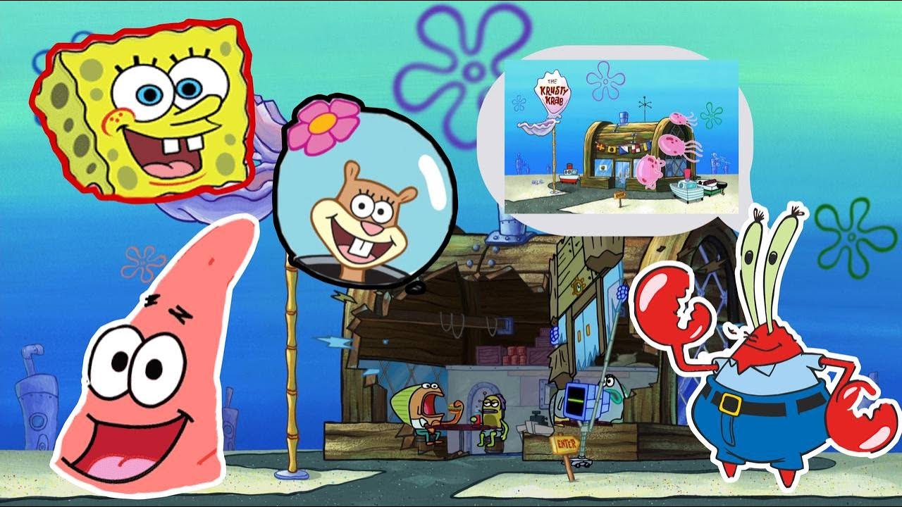SpongeBob SquarePants | Match the head | Video for kids - YouTube