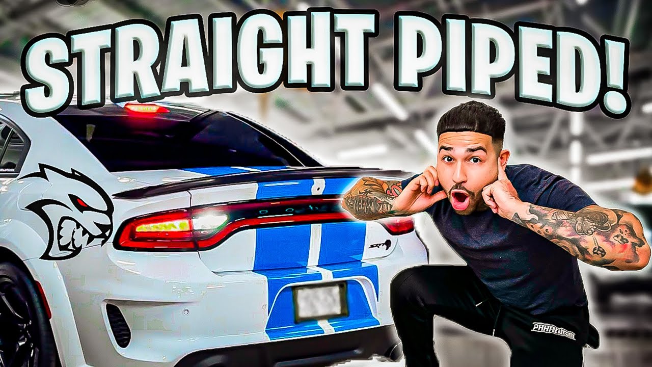 Straight Piping My New Hellcat Redeye! | Braap Vlogs - YouTube