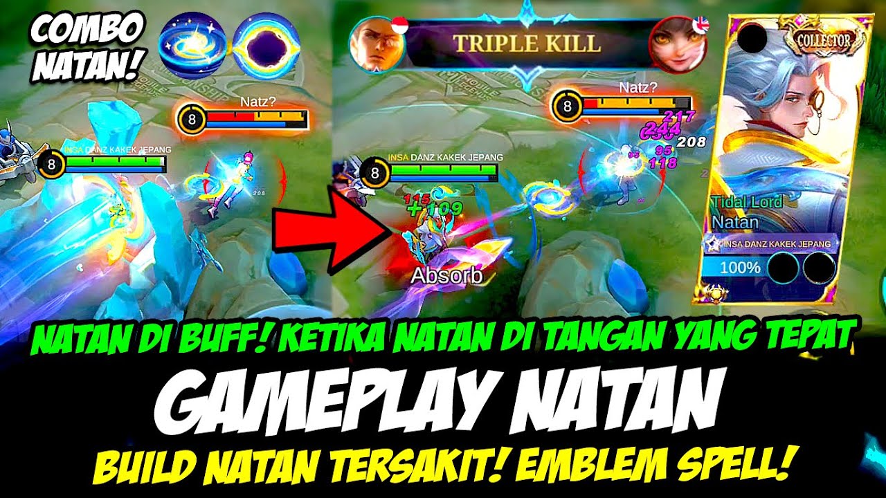 Gameplay Natan Buff Cara Main Natan Terbaru And Build Natan Tersakit 2023
