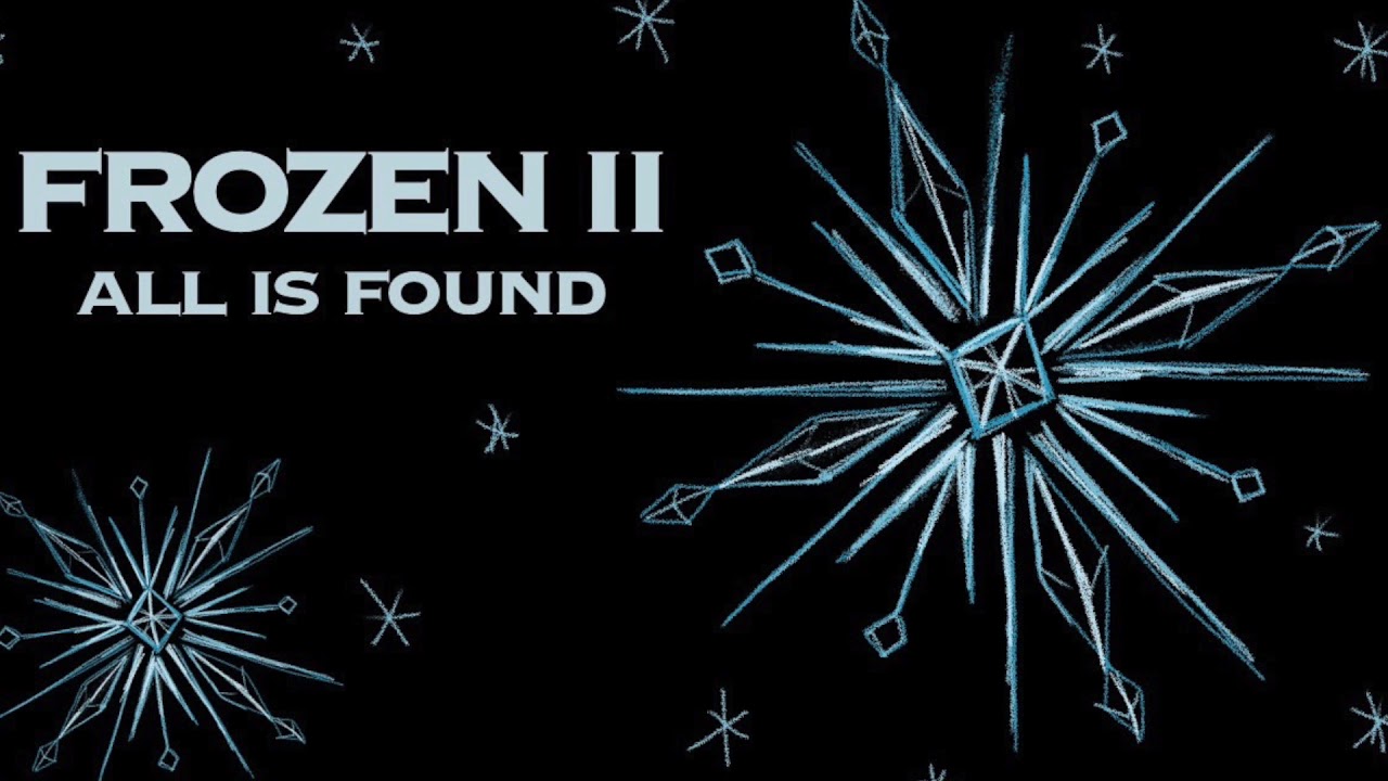 All is Found ️[cover]FROZEN 2 | crystal song | evan rachel wood ...