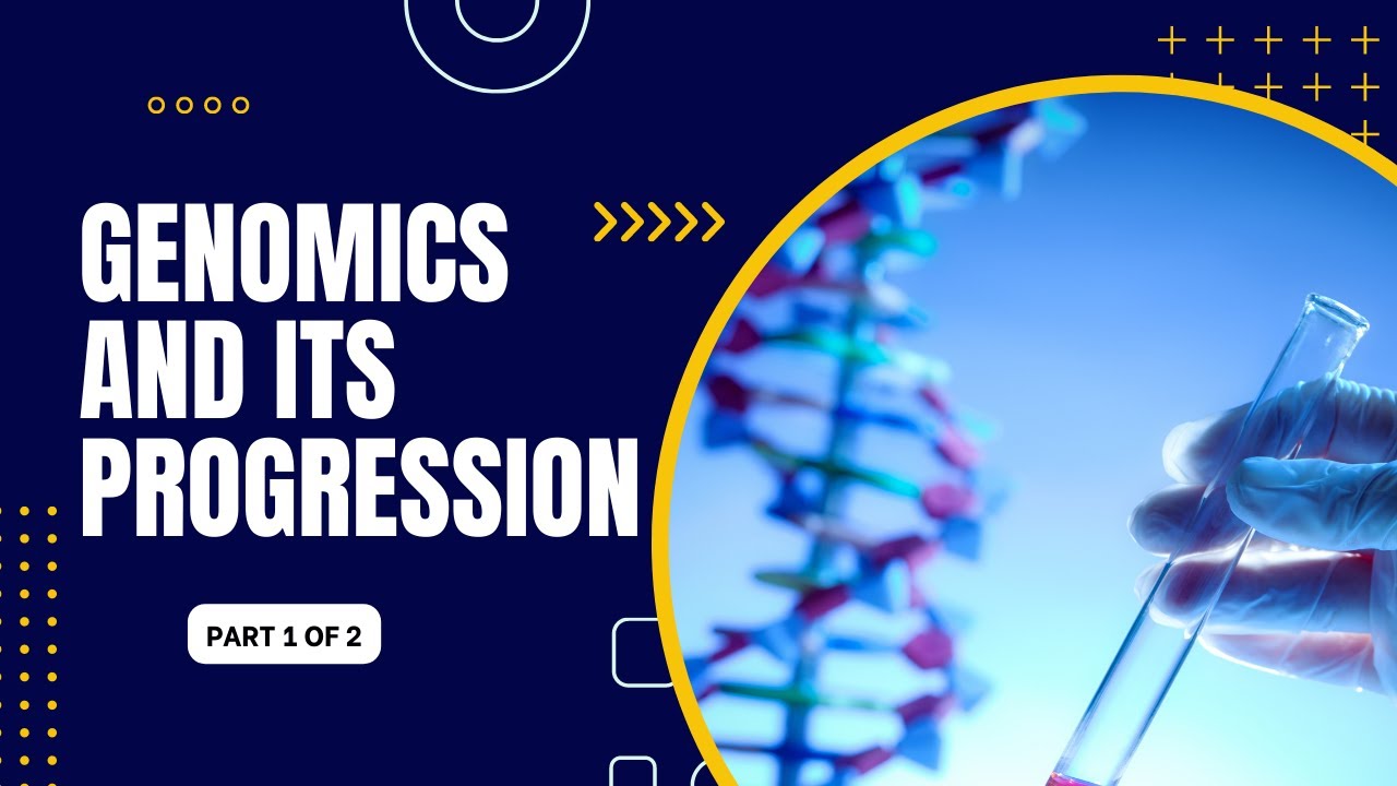 Here is what we need to appreciate about the progression of Genomics ...