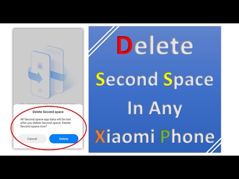 How To Delete Second Space In Xiaomi | Redmi Note 10 - YouTube