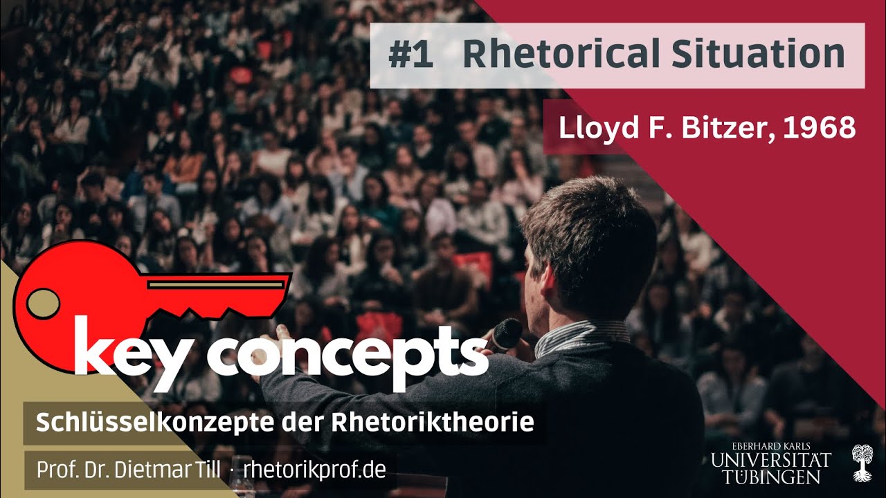 Rhetorical Situation (Lloyd F. Bitzer 1968) – KEY CONCEPTS 1 - YouTube