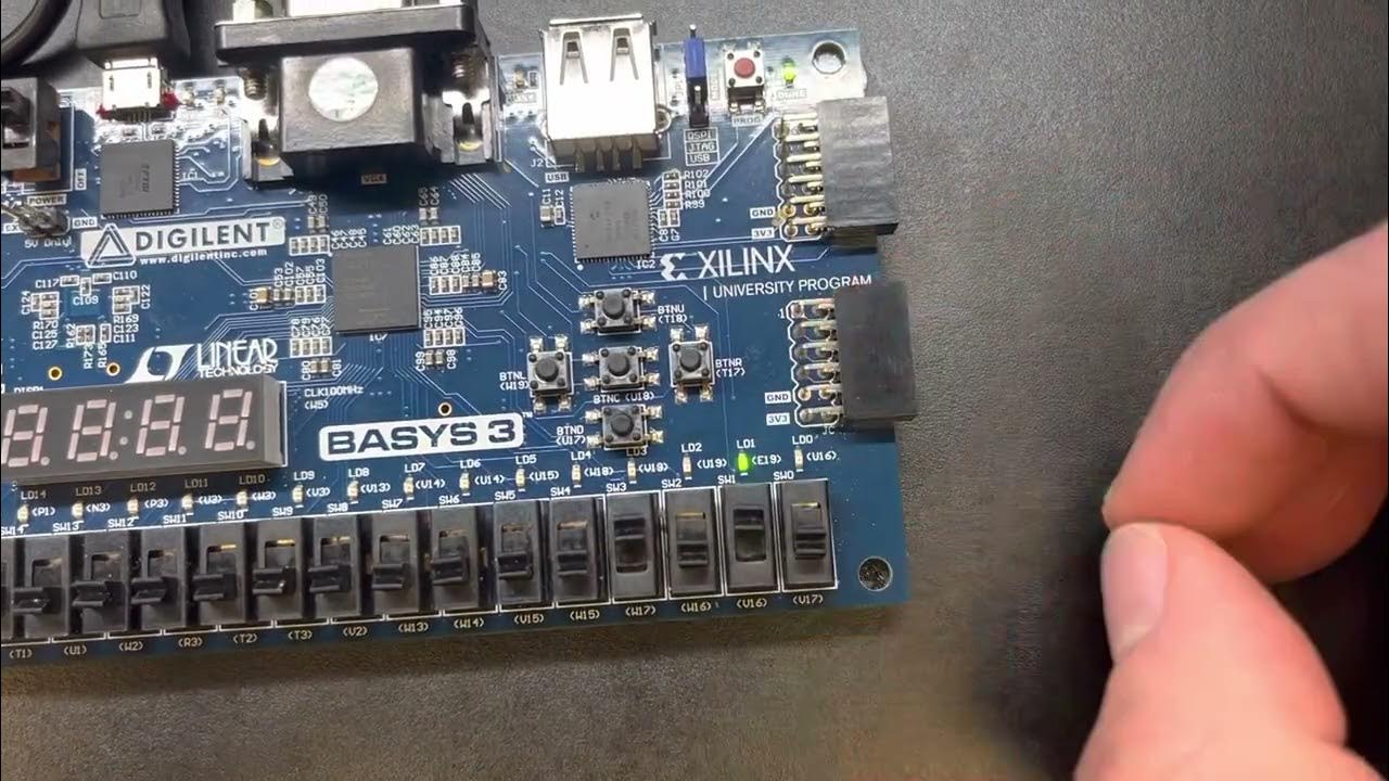 Basys 3 FPGA Digital Safe Demo - YouTube