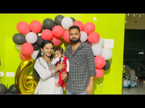 Viyansh 6 month birthday celebration🎉 ️ - YouTube
