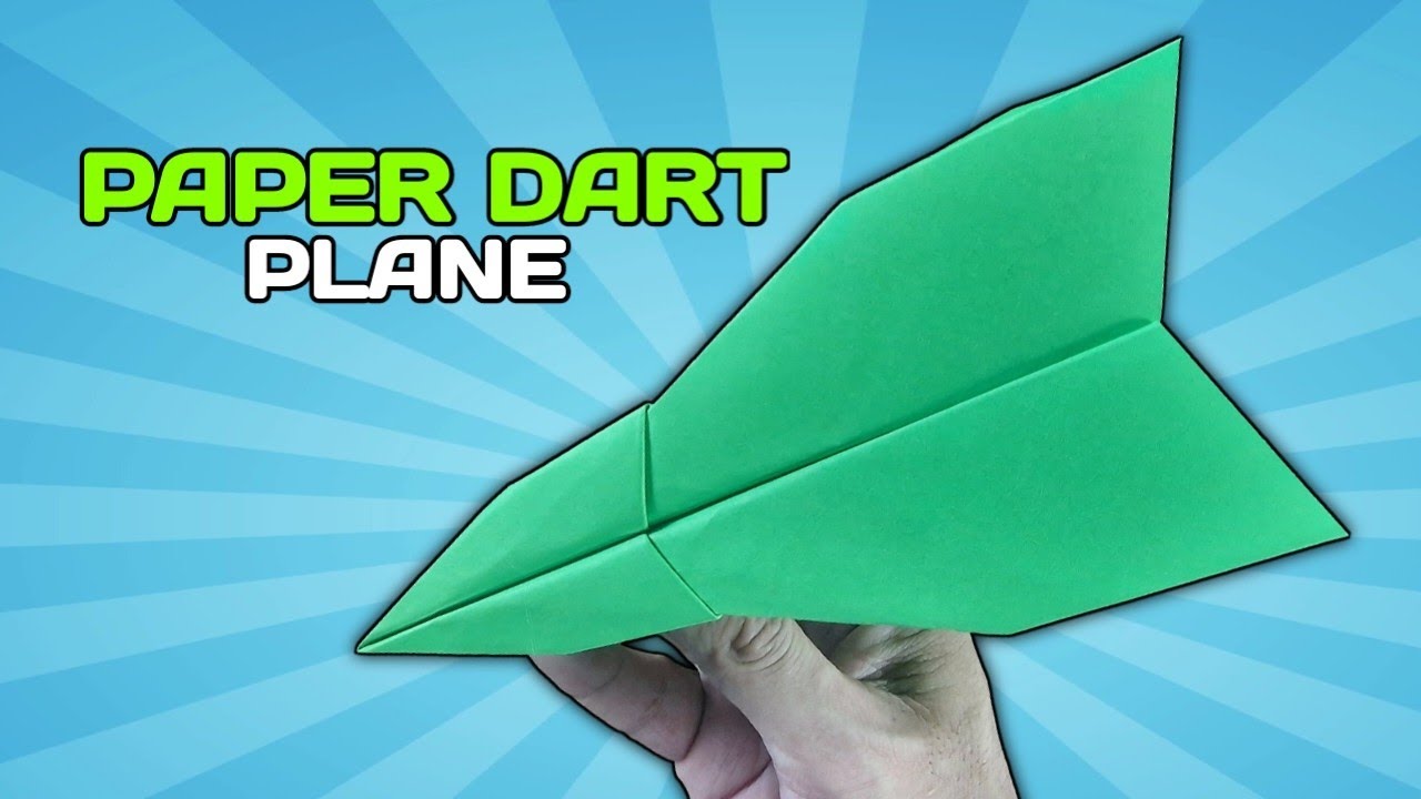 How to Make Paper Dart Airplane | Easy Origami Jet That Flies Far - YouTube