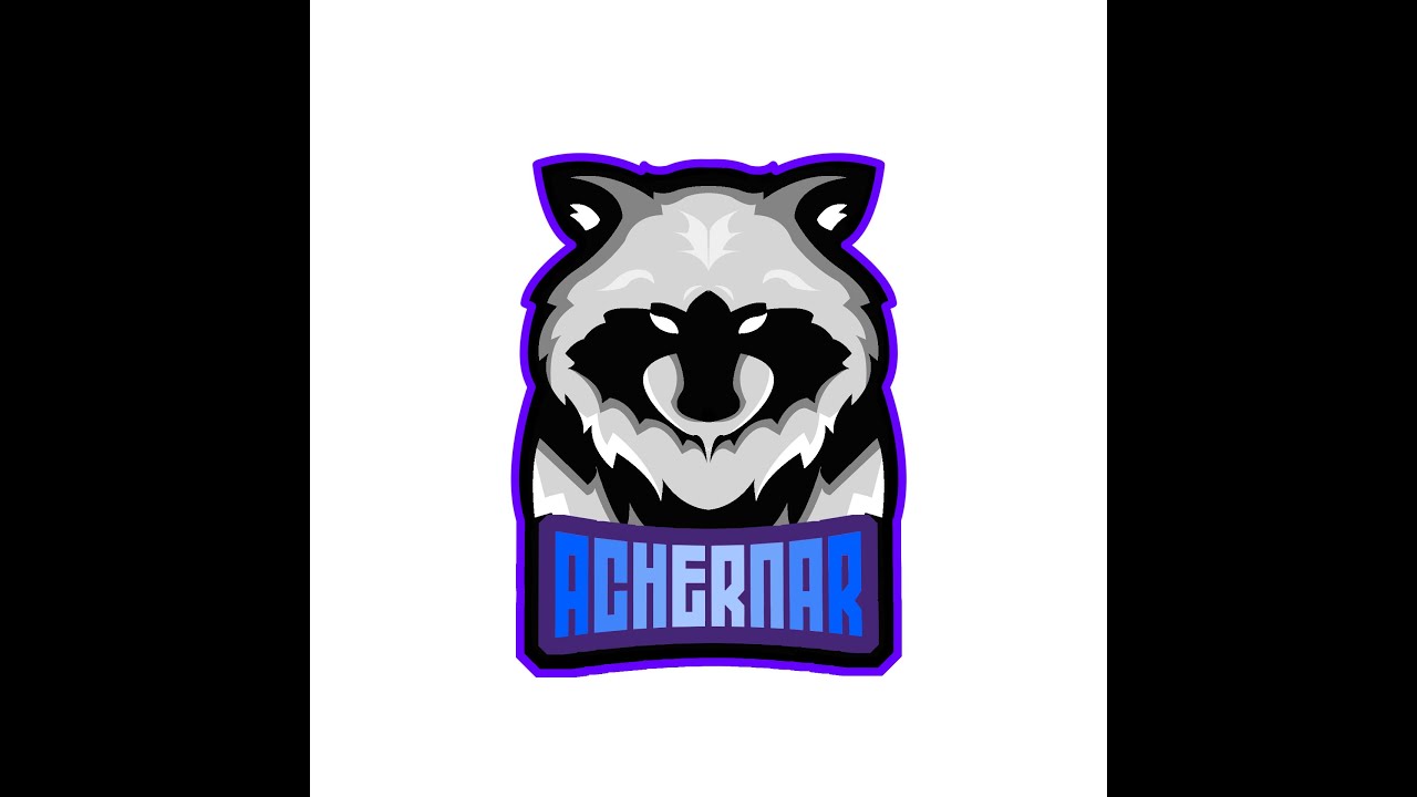 Creat LOGO ACHERNAR, ( Time Lapse ) - YouTube