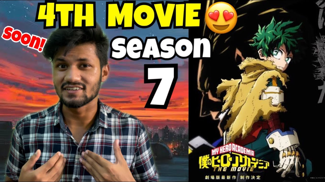 MHA New Movie😍| MHA Season 7 Release Date | My Hero Academia 4th Movie ...