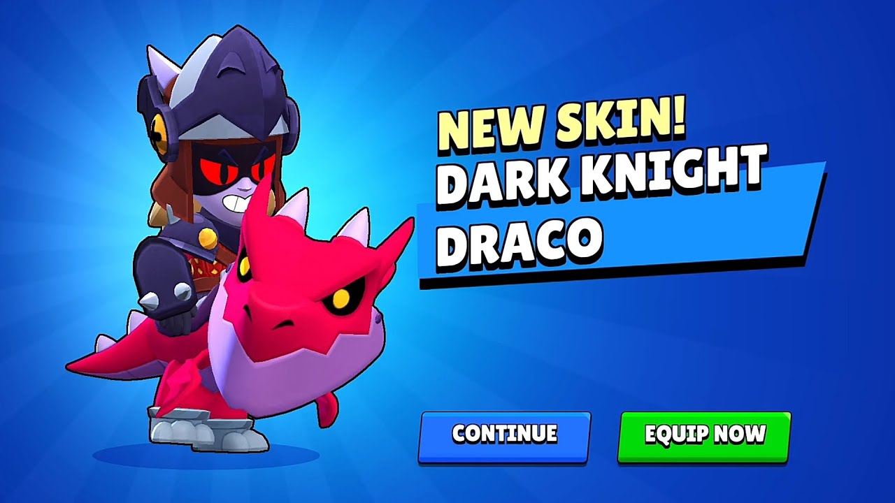 Dark Knight Draco Max Level Brawl Stars - YouTube