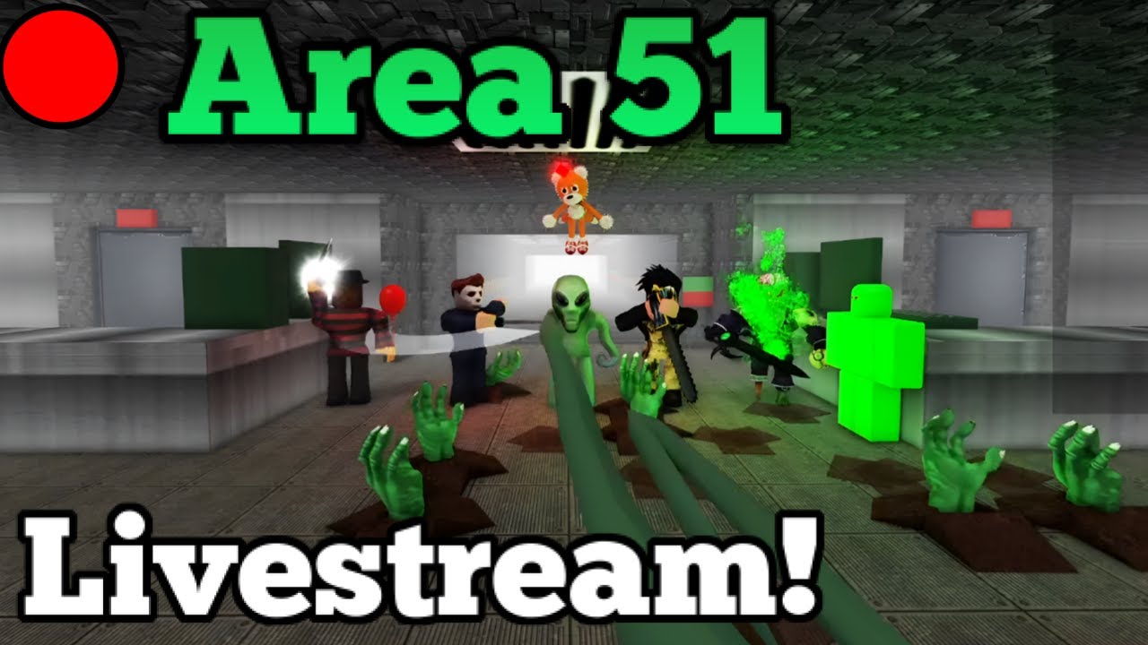 🔴 Playing the Update LIVE! Roblox Livestream Area 51 SAKTK - YouTube