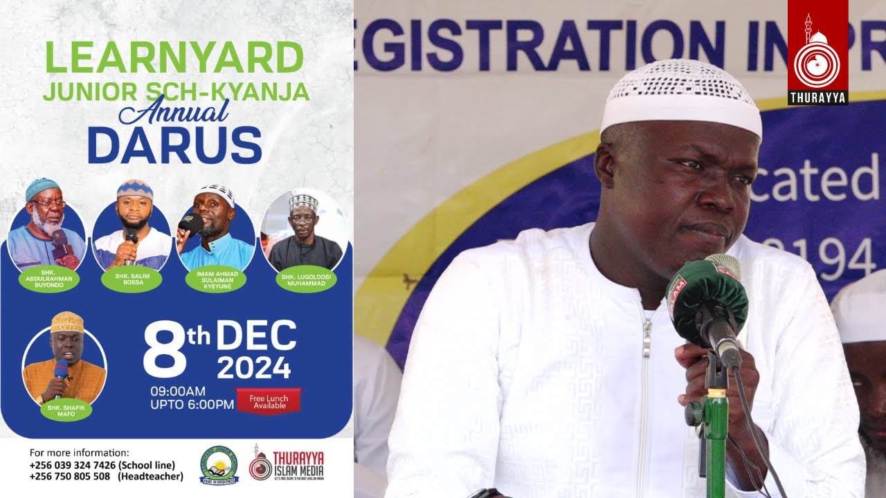 SHEIKH SALIM BBOSA || DARASA LEARNYARD JUNIOR SCHOOL || KYANJA - YouTube