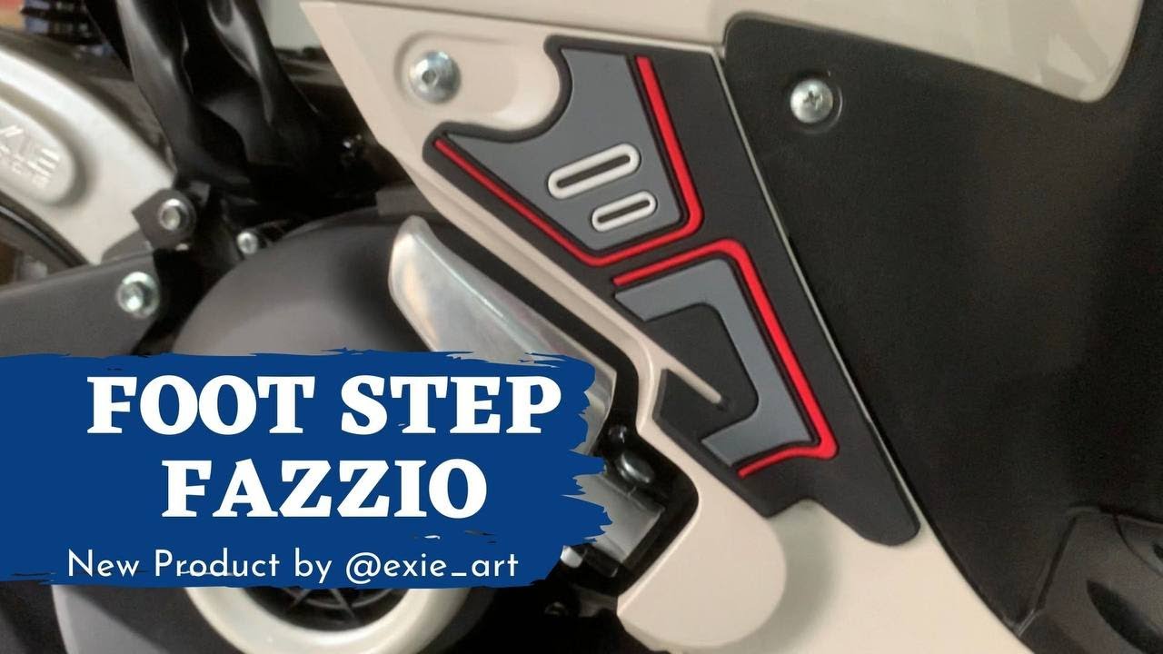 FOOT STEP PROTECTOR YAMAHA FAZZIO - AKSESORIS FAZZIO - YouTube