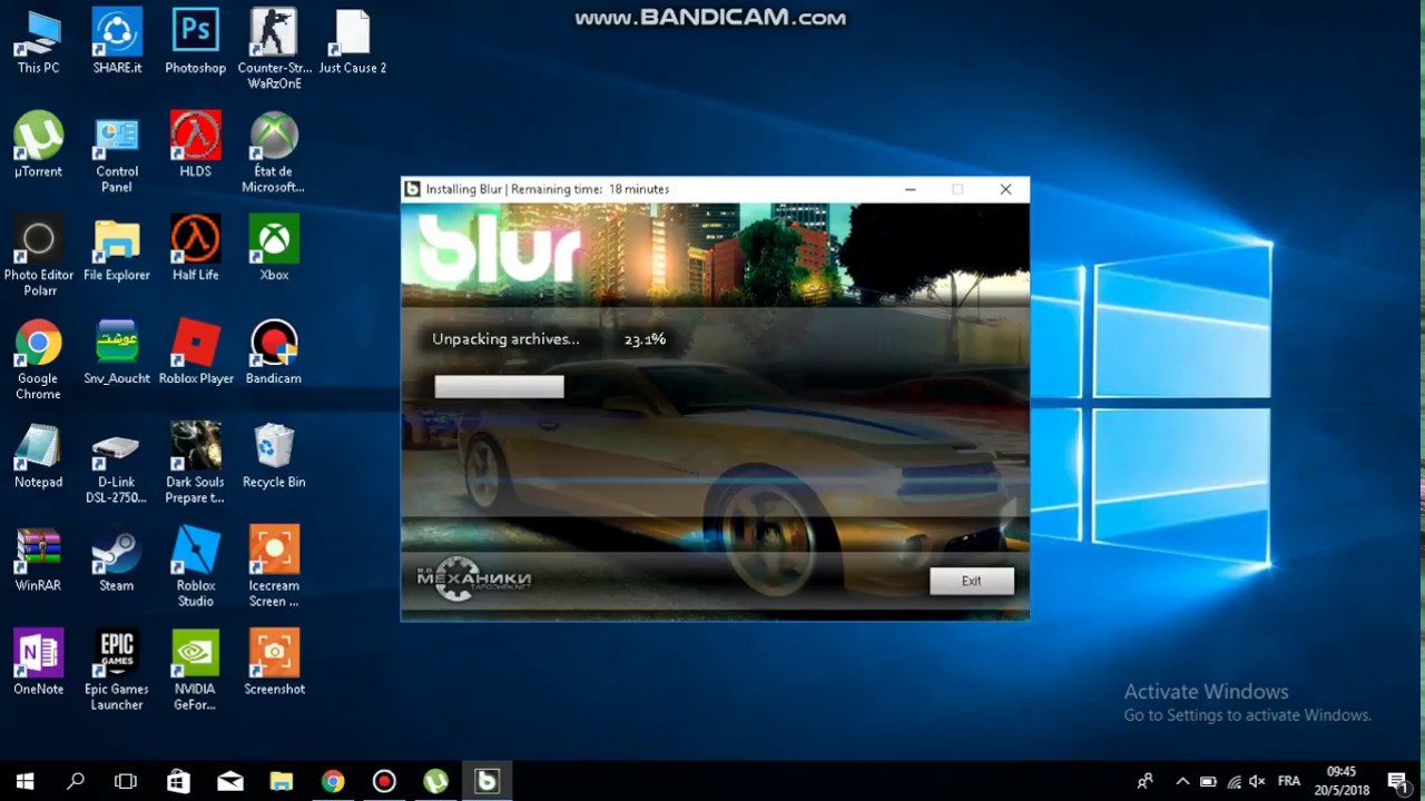 comment instaler blur pc sans probleme - YouTube