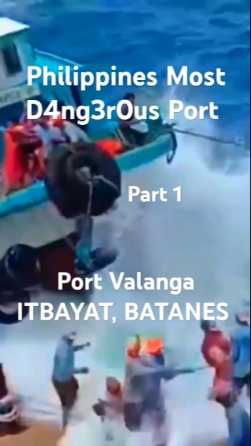 Philippines Most D4ng3r0us Port, port Valanga ITBAYAT BATANES - YouTube