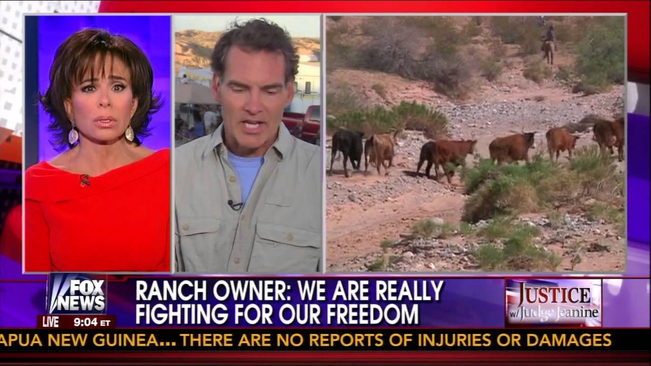 Judge Jeanine segment on the Clive Bundy Ranch 4/12/2014 6pm PDT - YouTube