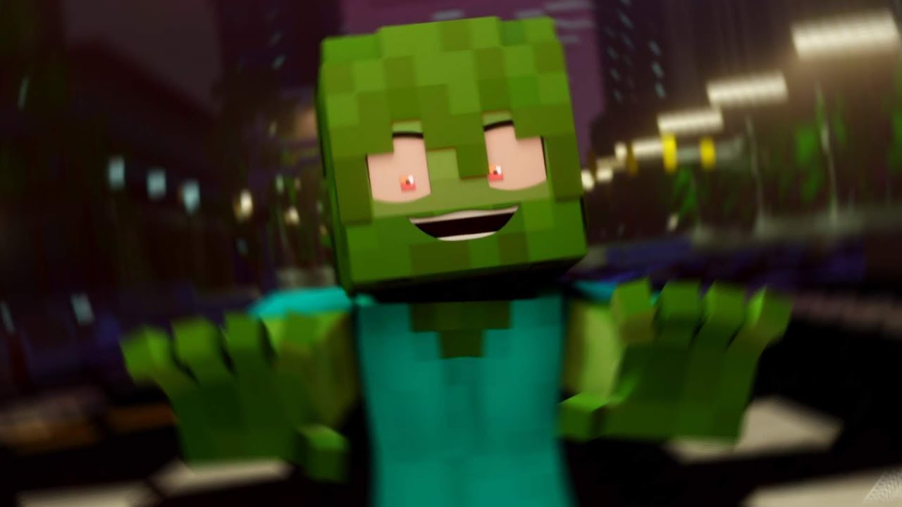 Zombie Girl - MC Animation Test | DJAM Studio - YouTube