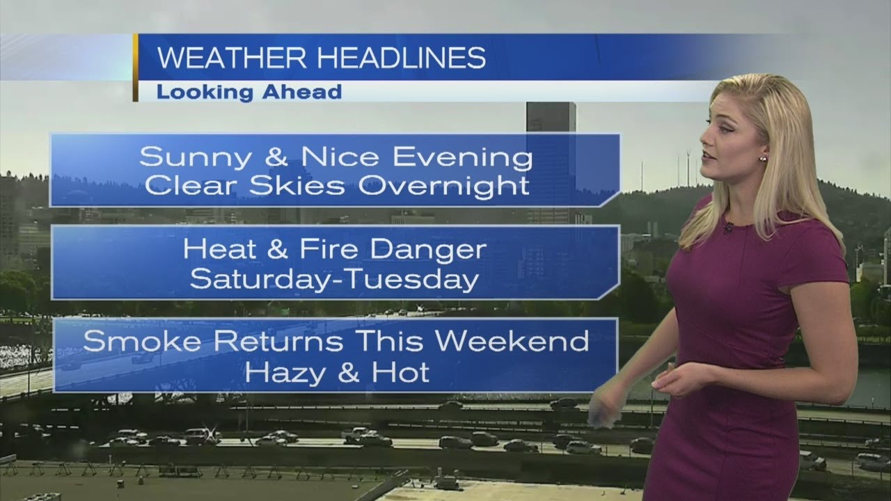 4pm Thursday Evening Forecast KOIN 6 News August 31, 2017 - YouTube